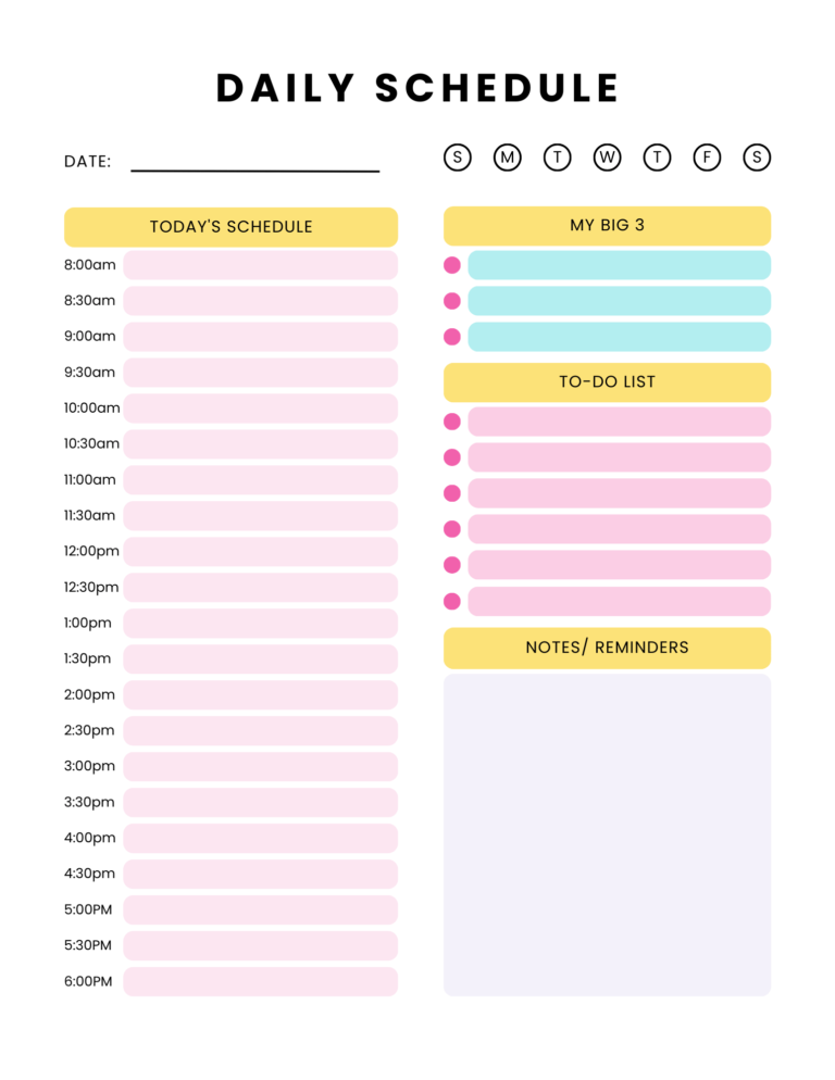 Ultimate Working Mom Daily Schedule - The Planner Mom
